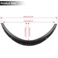 4Pcs Car Flexible Fender Flares Durable Body Wheel Extra Wide Arches ...
