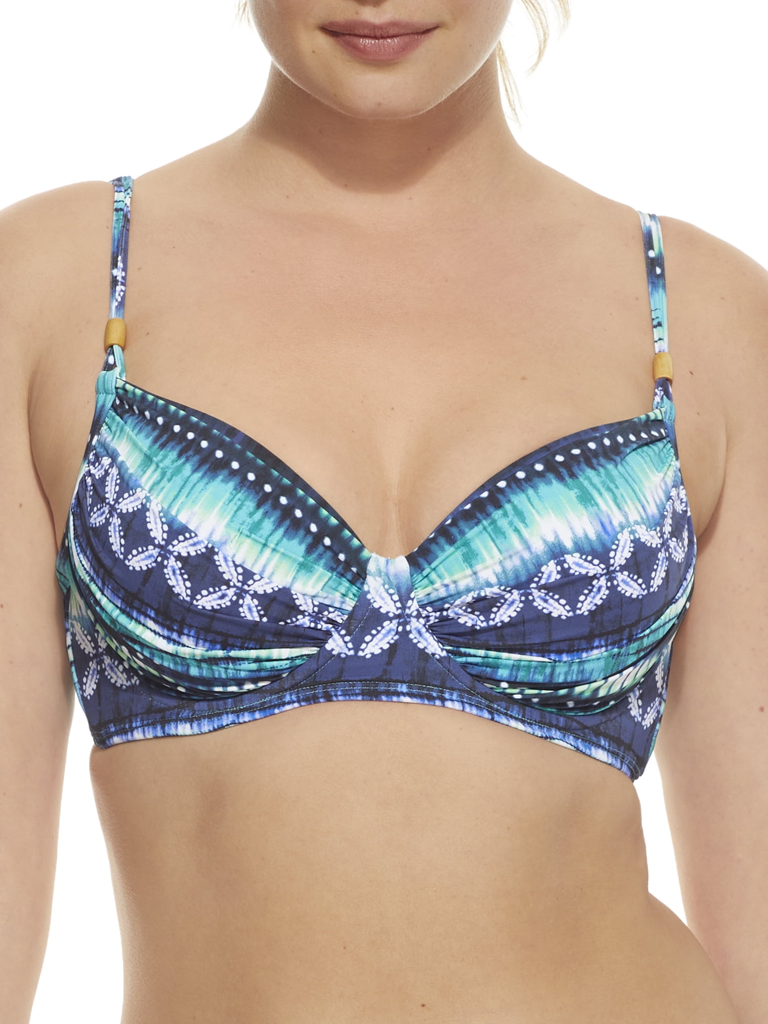 Bleu Rod Beattie Womens Sun Sea And Sand Underwire Bikini Top D Dd Cups