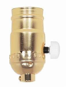 Satco 150W Full Range Turn Knob Dimmer Socket - Walmart.com