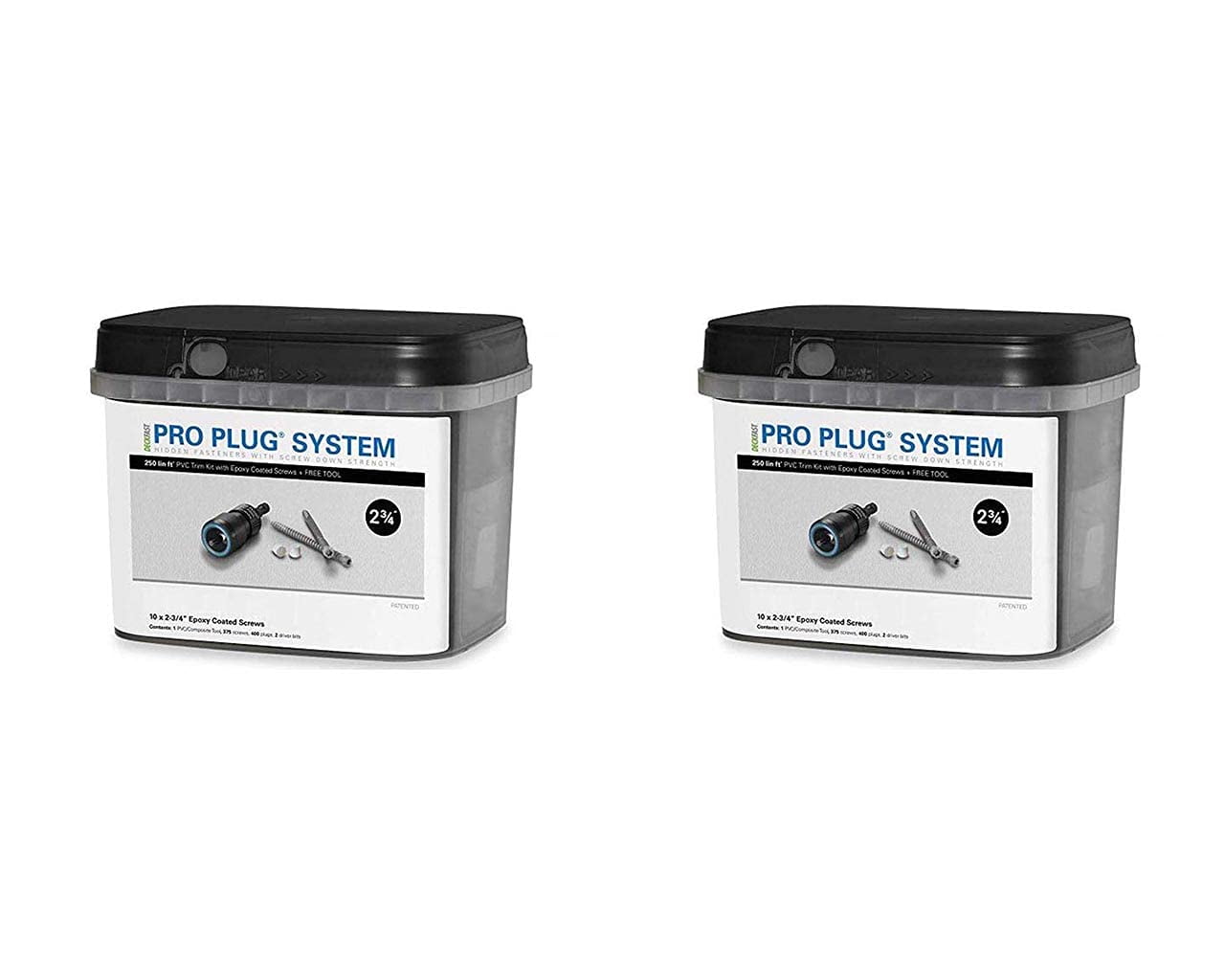 Pro Plug PVC Plugging System for AZEK Traditional Trim - Epoxy Steel ...