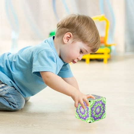 Lutabuo 3D Magnetic Cube Interactive Game Geometric Hand Flip Cube ...