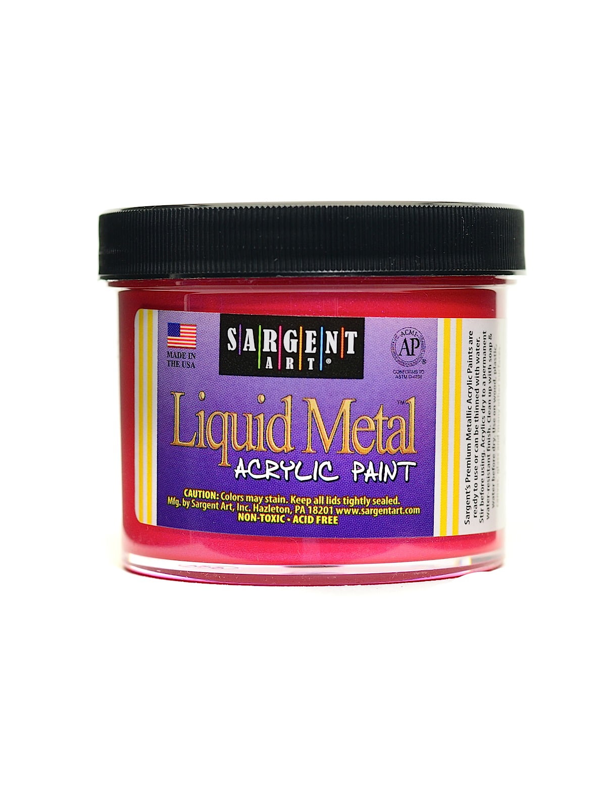Liquid Metals Acrylic Paint red (pack of 3) - Walmart.com