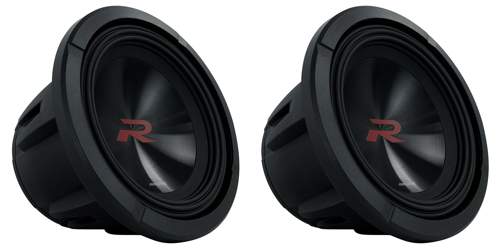 (2) Alpine R2-W10D4 10" Type-R 750w Dual 4-Ohm Car Audio Subwoofer Subs ...