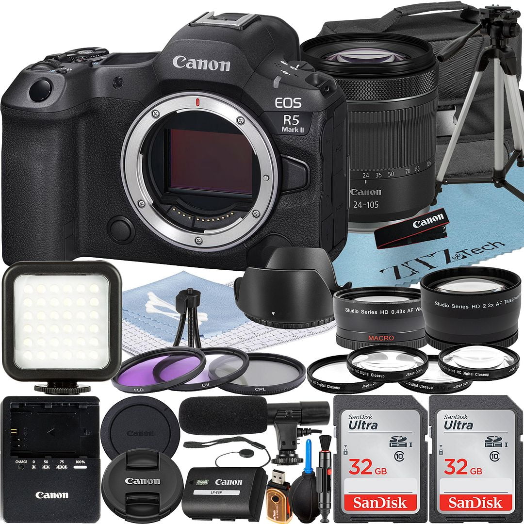 Click here for Canon Eos R5 Mark Ii Mirrorless Camera With Rf 24-... prices