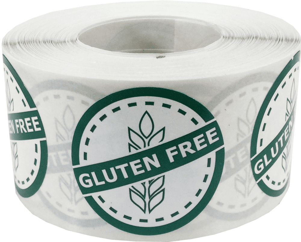 Gluten Free Food Rotation Labels 1 1/4 Inch Round Circle Dots 500 ...