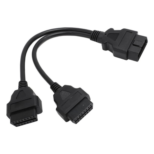 OBD Extension Cable, Flexible Y Splitter Diagnostic Extender Cable For ...
