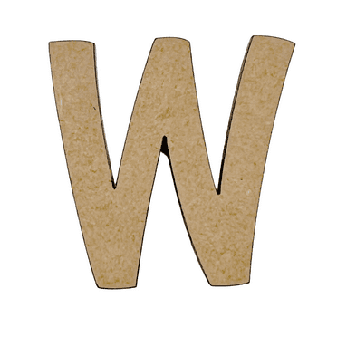 Krafty Supply 4" Tall Western Block - MDF Letter I | 1/8" Thick ...