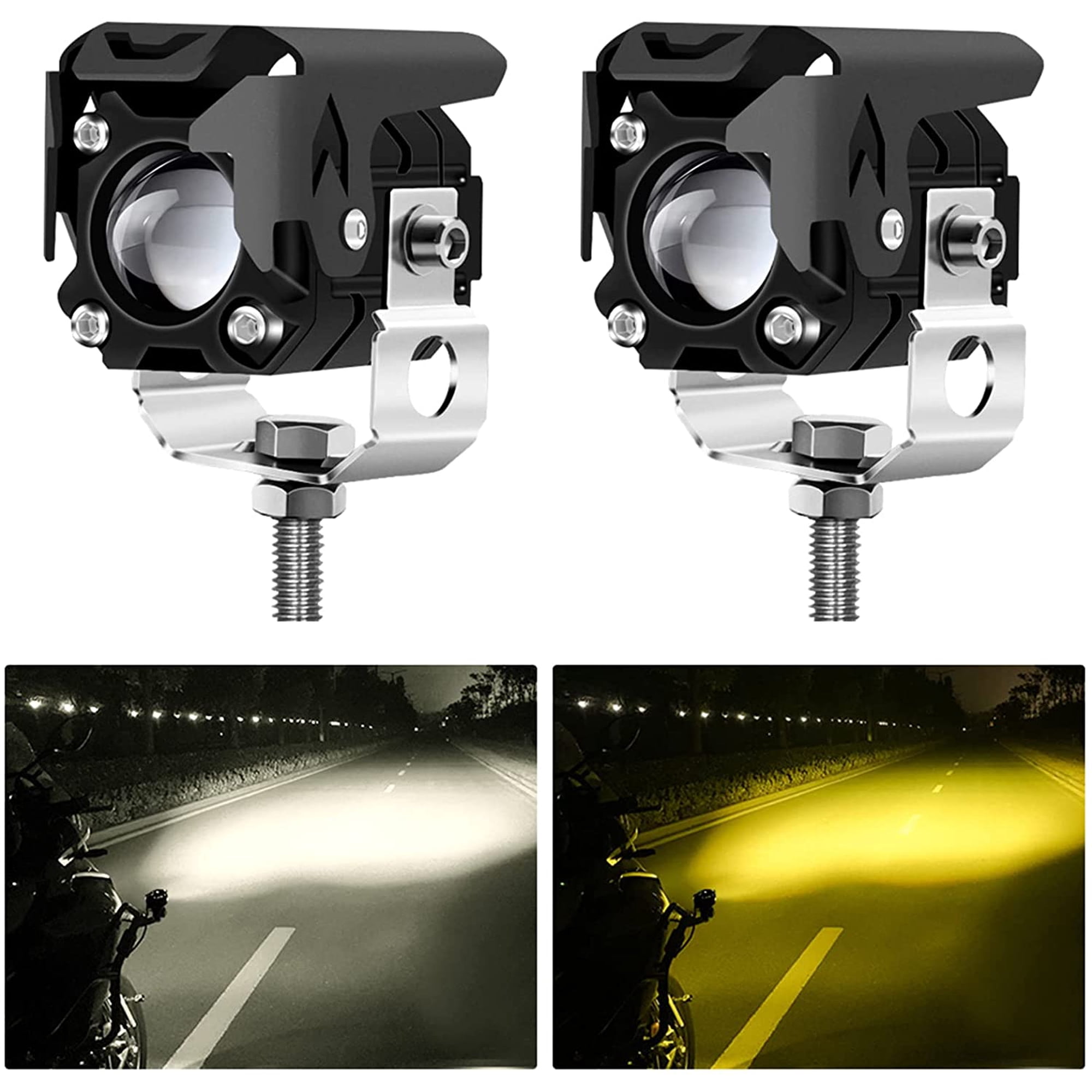 Projector Headlight In Bike