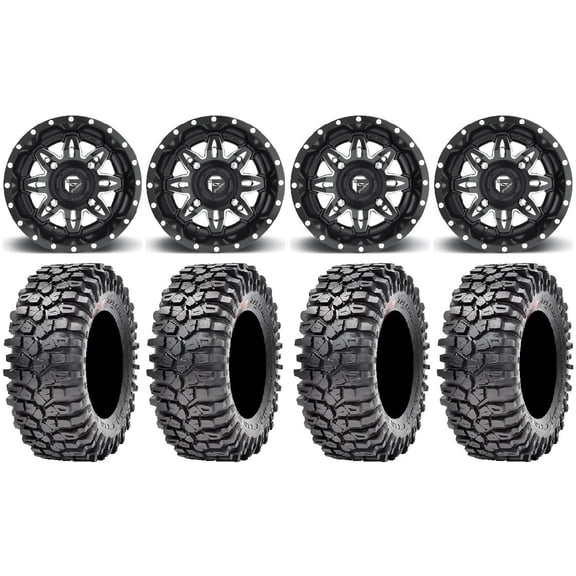 KS235 Grenade Black 15" Wheels 35" MotoRally Tires Can-Am Commander ...