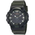 Casio Men's Analog-Digital Watch, Resin Band, Green and Black, World ...