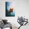 Affixzi HAND God Save Me Jesus Christ Print, Wall Art, Living Room ...