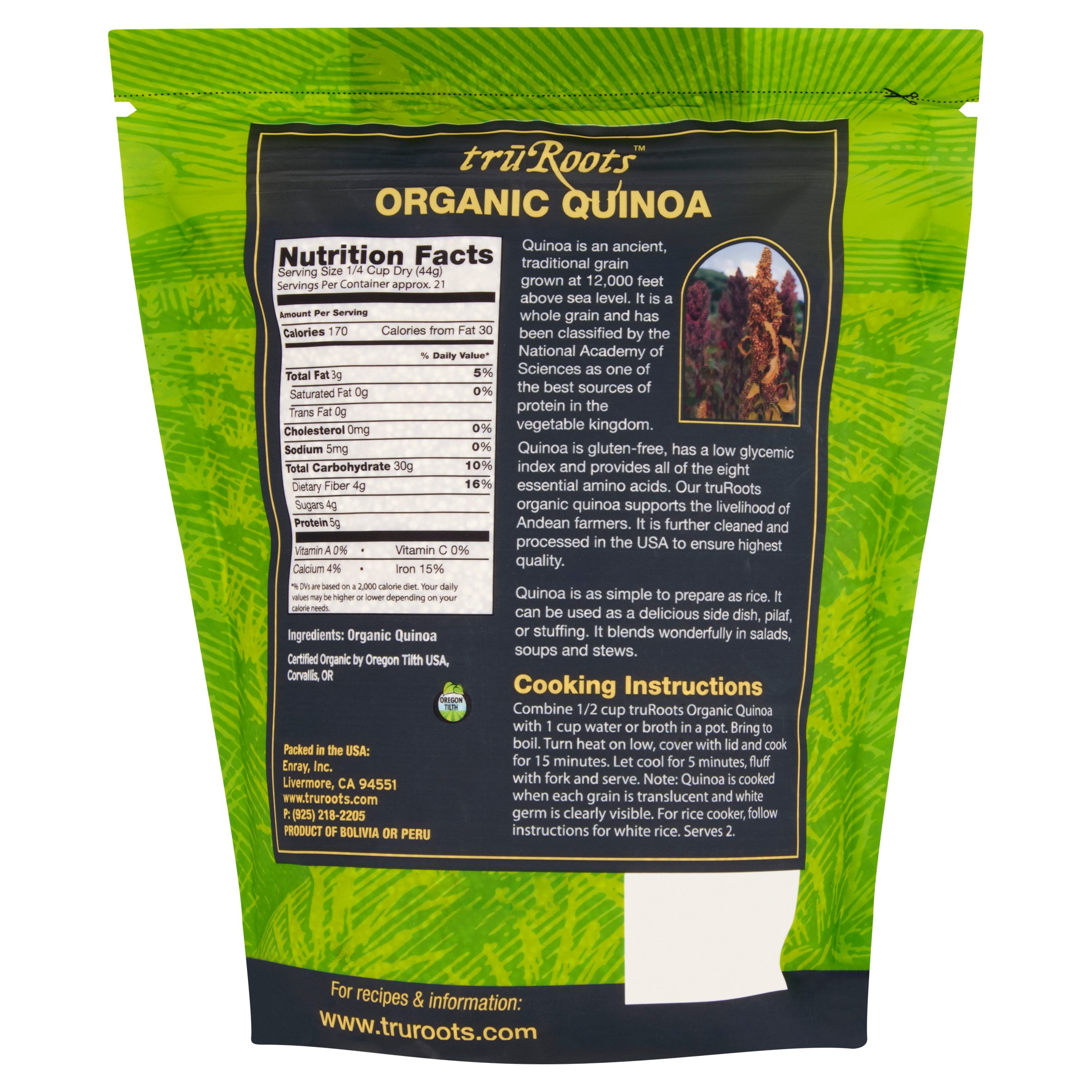 Truroots Quinoa Recipes