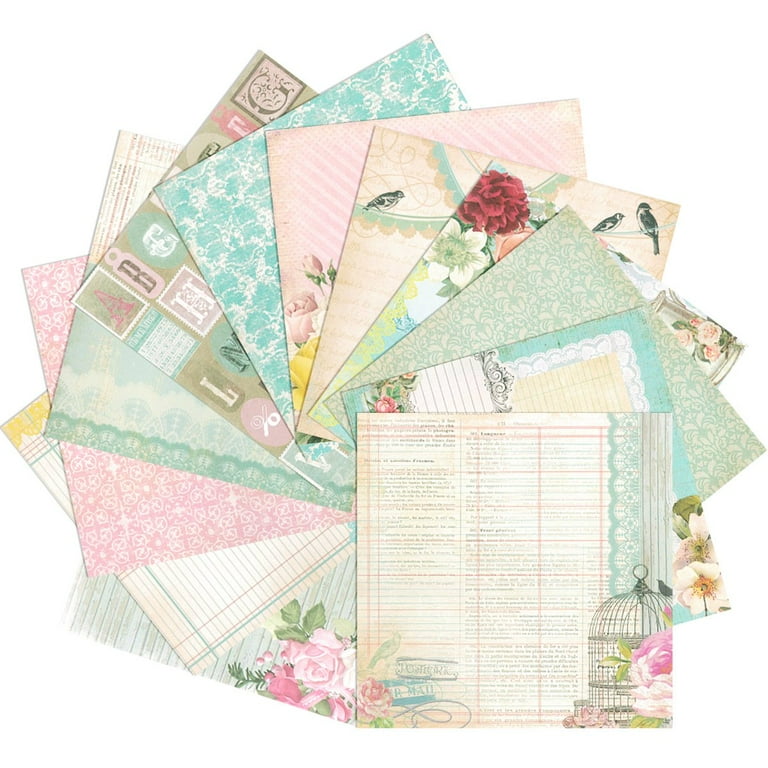 Pink Vintage Scrapbook Paper