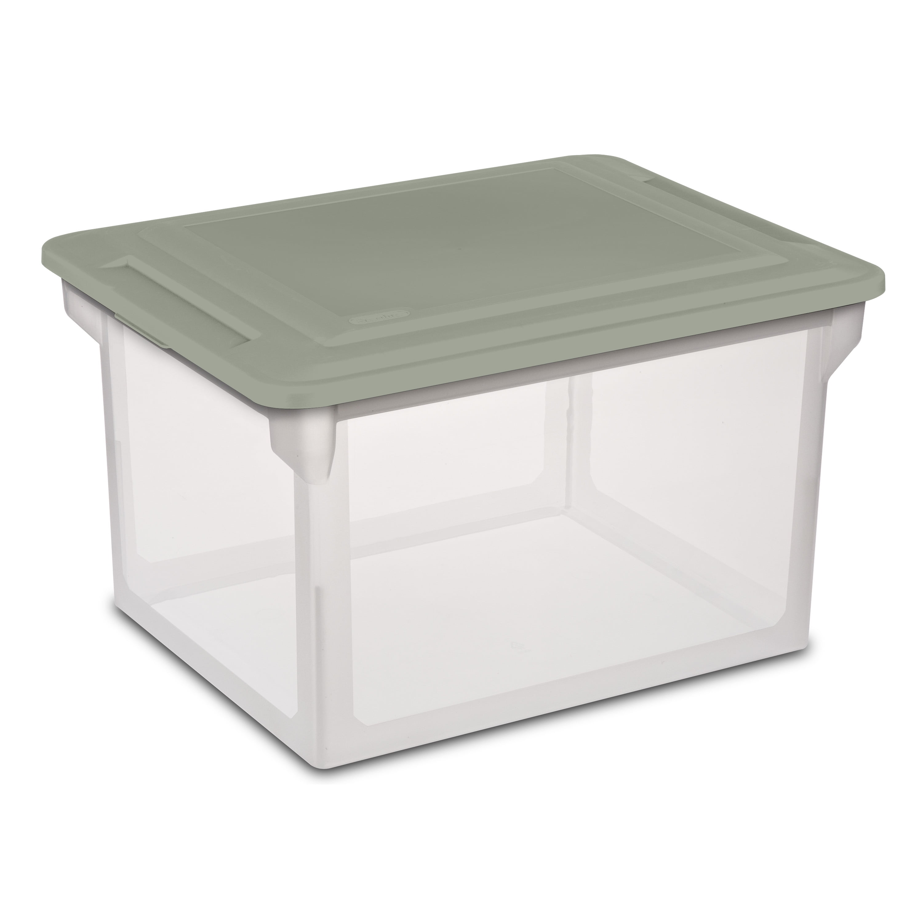 Sterilite File Box Plastic, Green River - Walmart.com