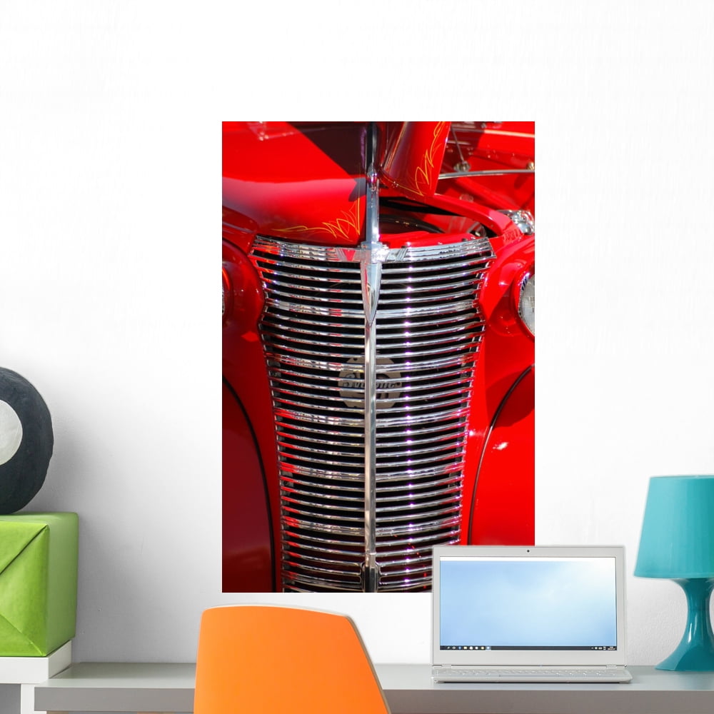 38 Chevy Grill Wall Mural by Wallmonkeys Peel and Stick Graphic (24 in ...