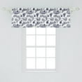 Vines Window Valance, Monotone Sketch Look Country Side Vineyard ...