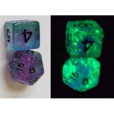 Firefly Glow-in-the-Dark Dice Set, 7 Pieces - Walmart.com