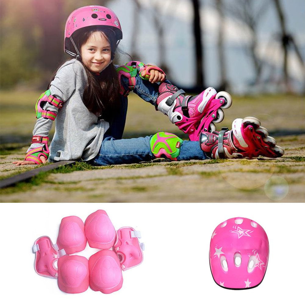 Helmet Pad Set ,Elbow Knee Wrist Pads for Sports Protective Gear Set ...