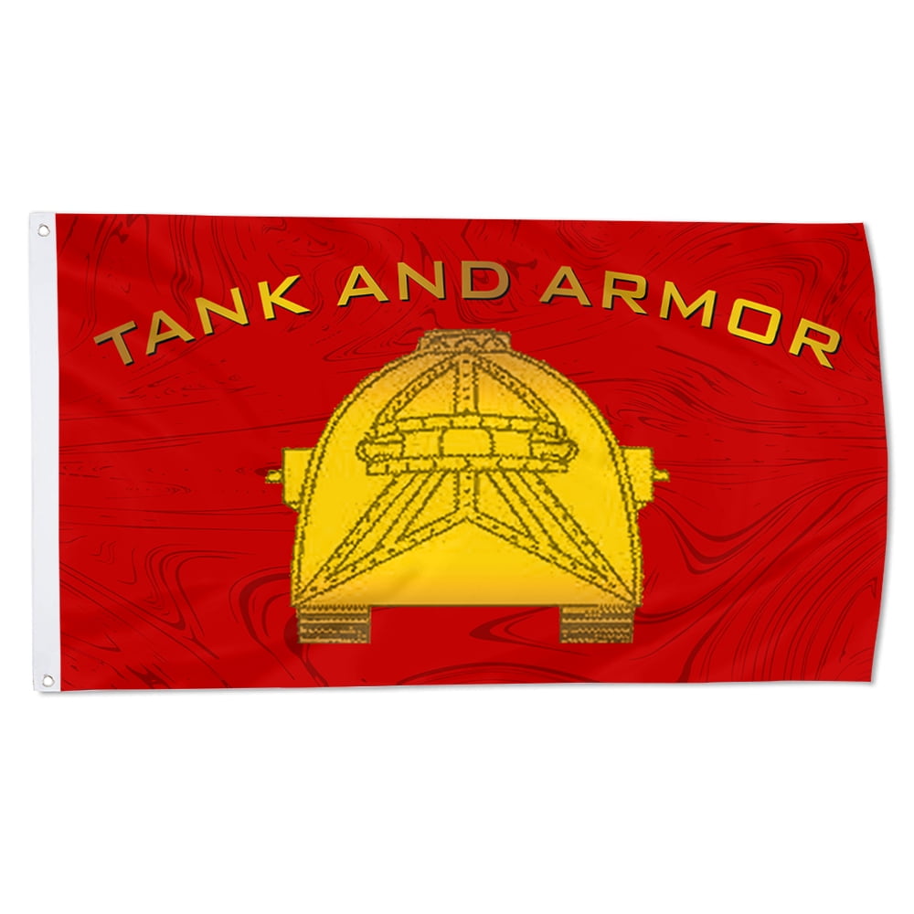Cayyon Tank and Armor Flag 3x5Feet Military Banner with 2 Brass ...