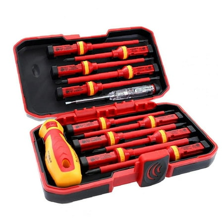 Insulated Screwdriver Electrician 1000V Set Magnetic Tips ...