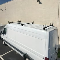Vantech Heavy Duty 3 Bar Steel Ladder Roof Rack for Van, Fits RAM ...