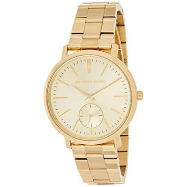 Michael Kors Slim Runway Wrist Watch, Blue Dial, Two-Tone, Ladies ...