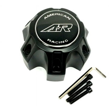 American Racing Center Cap Satin Black Finish 1327000SB 3.27" OD 5 Lug ...