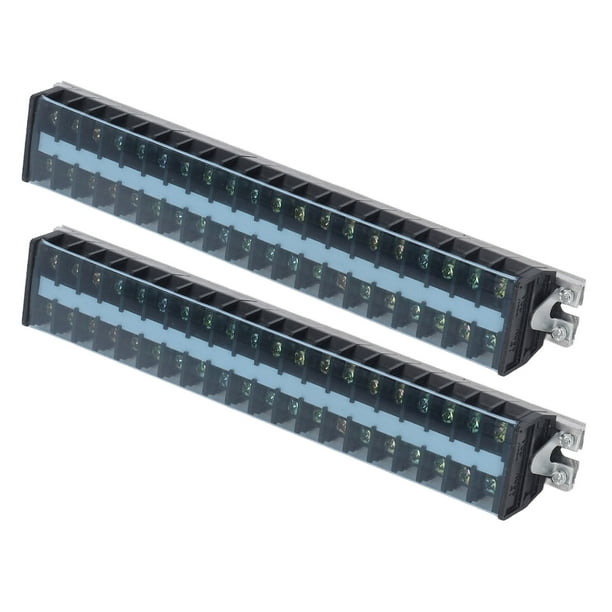 Wire Terminal Strip Block,2PCS 660V 20A Wire Cable Barrier Block ...
