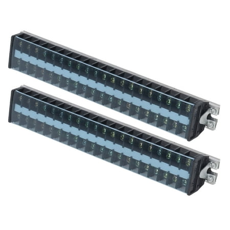 Wire Terminal Strip Block,2PCS 660V 20A Wire Cable Barrier Block ...