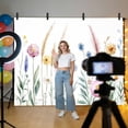 Spring Floral Backdrop for Photoshoot, Photography Photo Studio ...
