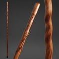 Brazos, Wooden Walking Stick, 55 inches, Twisted Pine Trekker Handle ...