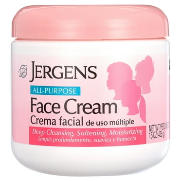 Jergens All Purpose Face Cream Moisturizer Lotion, 15 fl oz - Walmart.com