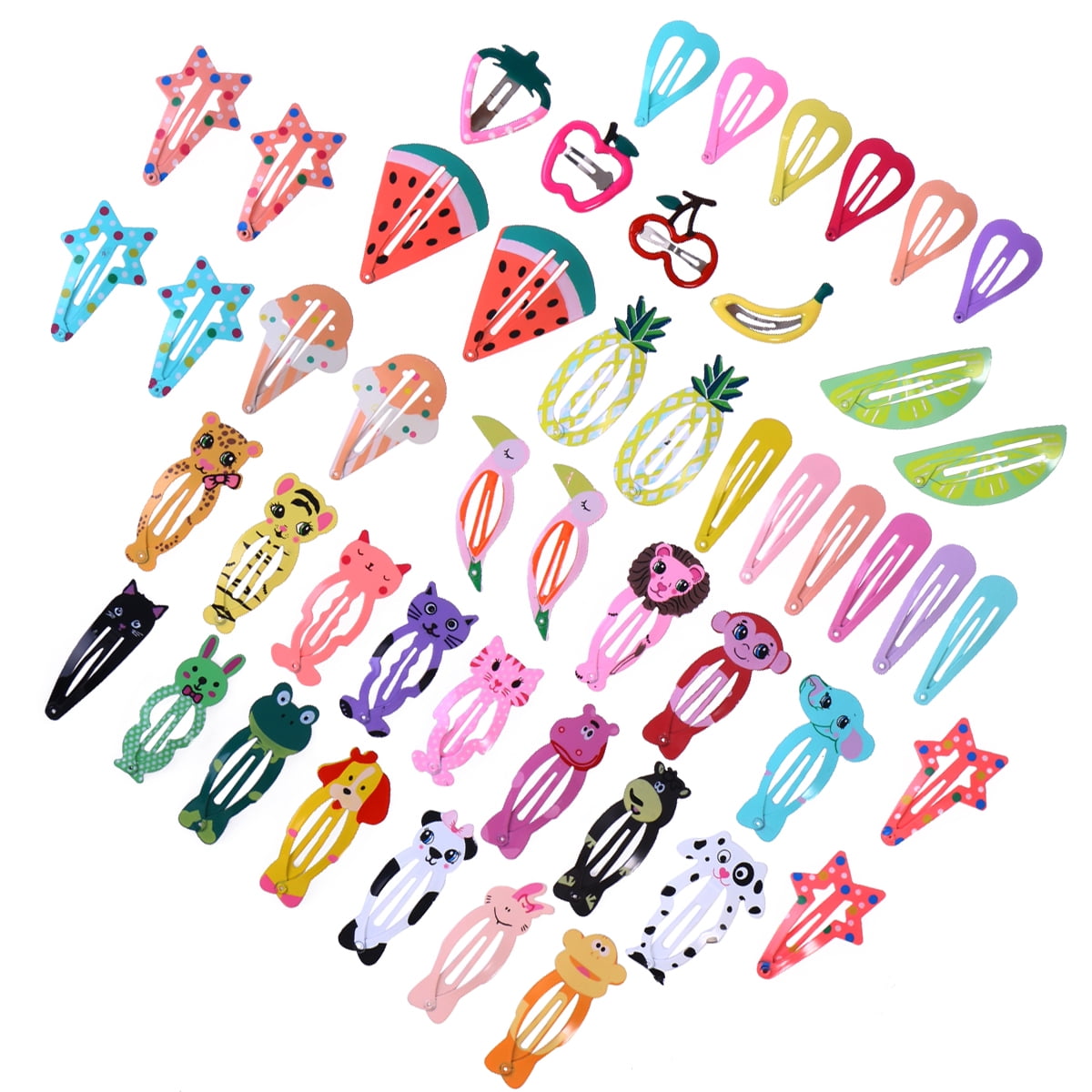 Click here for Pixnor Hair Clips 50pcs Multi-Style Baby Girls Hai... prices