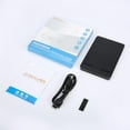 External Backup Hard Drive Case 2TB USB 3.0 Enclosure 2.5" Portable HDD ...