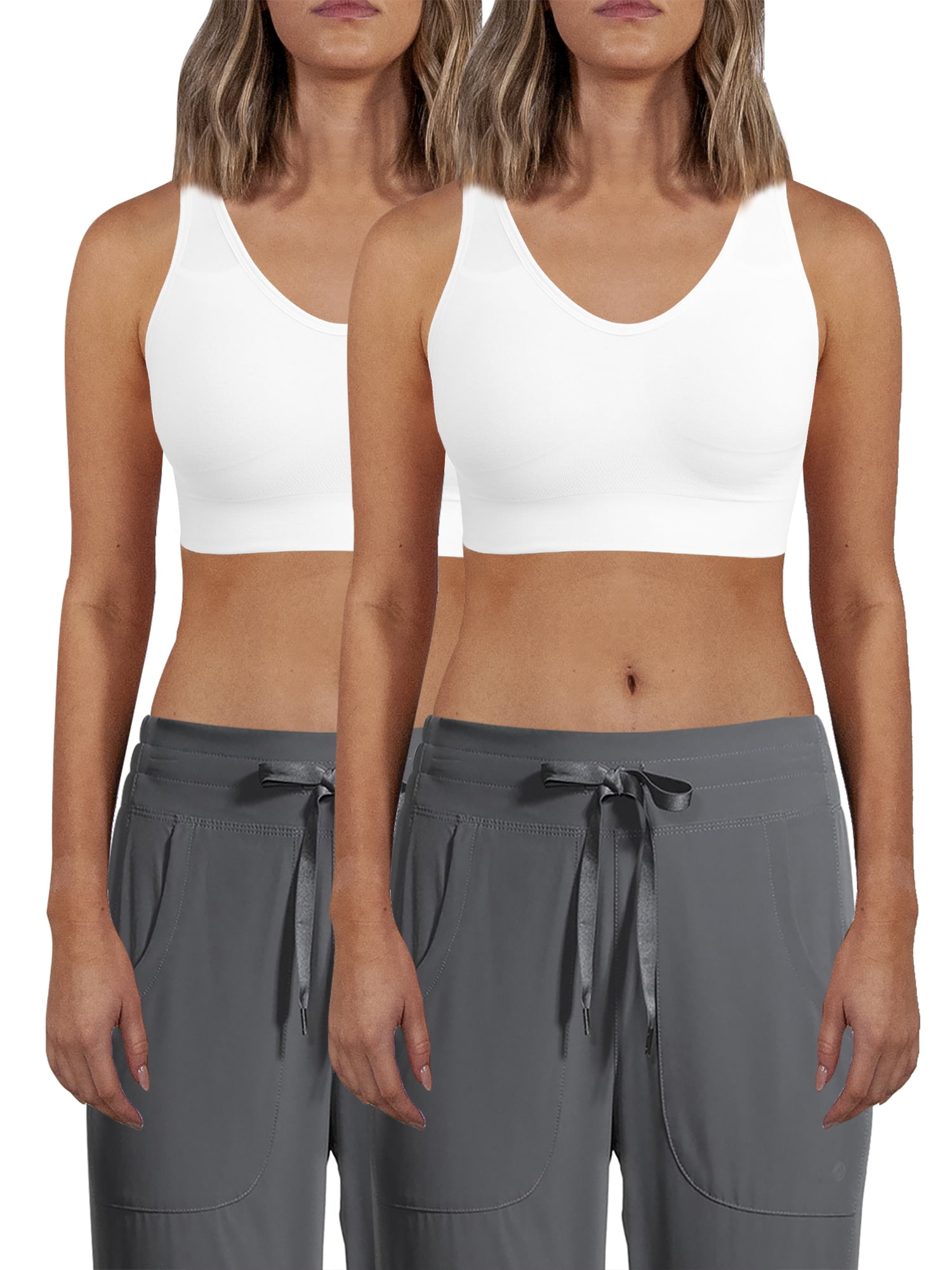 Secret Treasures Women's Seamless Comfort Bra, 2 Pack - Walmart.com