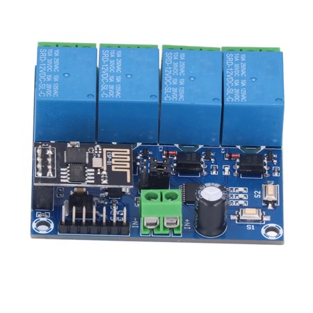 WiFi Relay, Fast Response Power Off Memory ESP8266 ESP-01 APP Remote Control Module For Garage ...