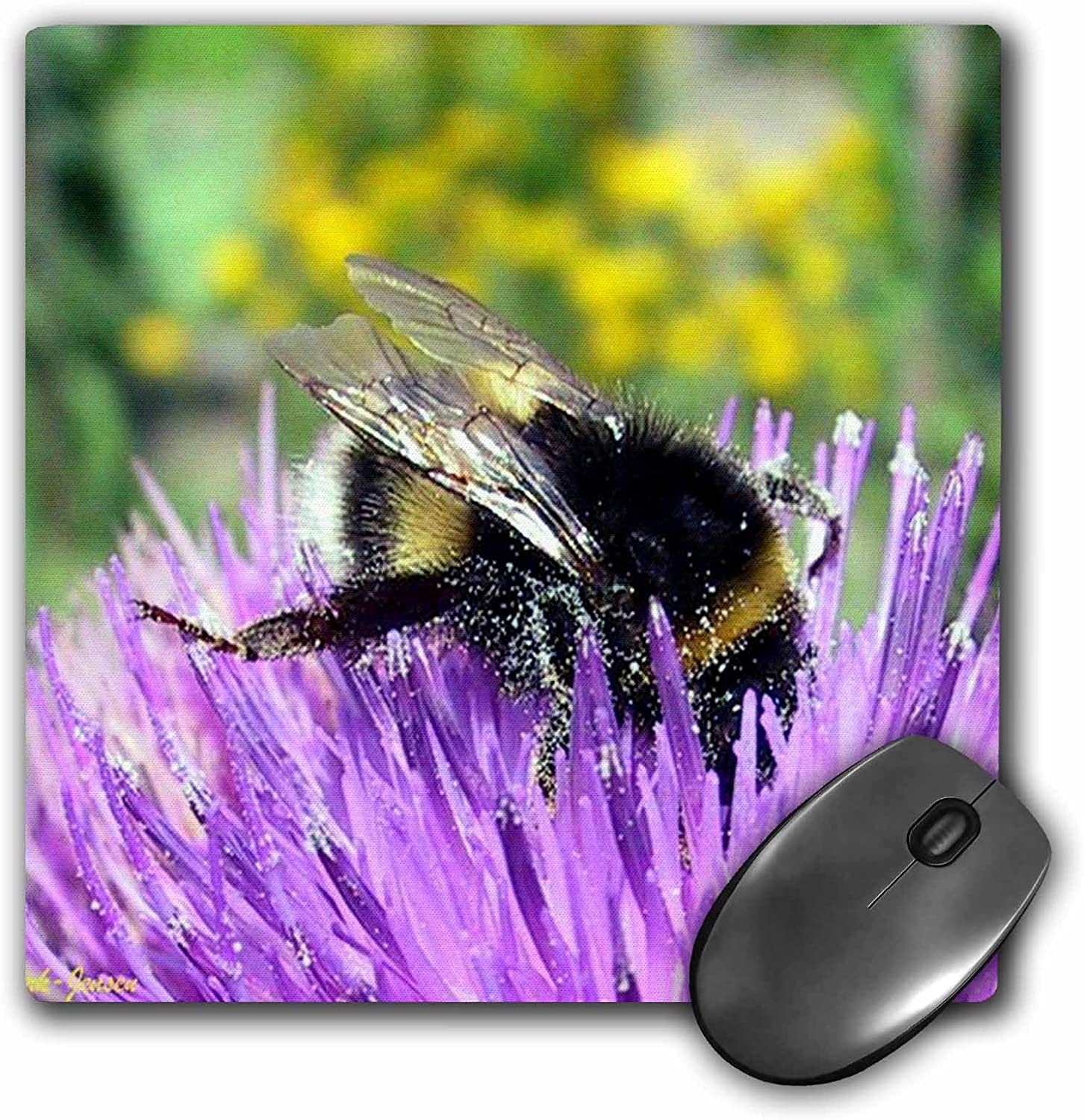 3dRose LLC 8 x 8 x 0.25 Inches Busy as a Bee! Mouse Pad (mp_913_1 ...