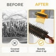 2-in-1 Hair Brush Cleaning Comb, for Home and Salon Use - Walmart.com