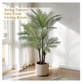 Artificial Golden Cane 6ft Tall – Large Triple Fake Tropical Tree with ...