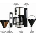 12-Cup Programmable Coffee Maker, Drip Coffee Maker with Glass Carafe ...