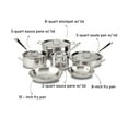 All-Clad D3 Stainless Steel 10-Piece Cookware Set, Non-Stick Pots and ...