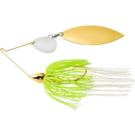 War Eagle Gold Frame Tandem Willow Spinnerbait White Chartreuse Skirt 1/2 oz. | Walmart Canada