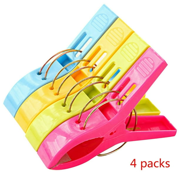 16PCS/Set Towel Clamp Plastic Clothes Pegs Laundry Large Size Drying ...