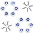 LHX Shower Door Caster 12 Pieces 27mm Shower Door Casters Shower Door ...