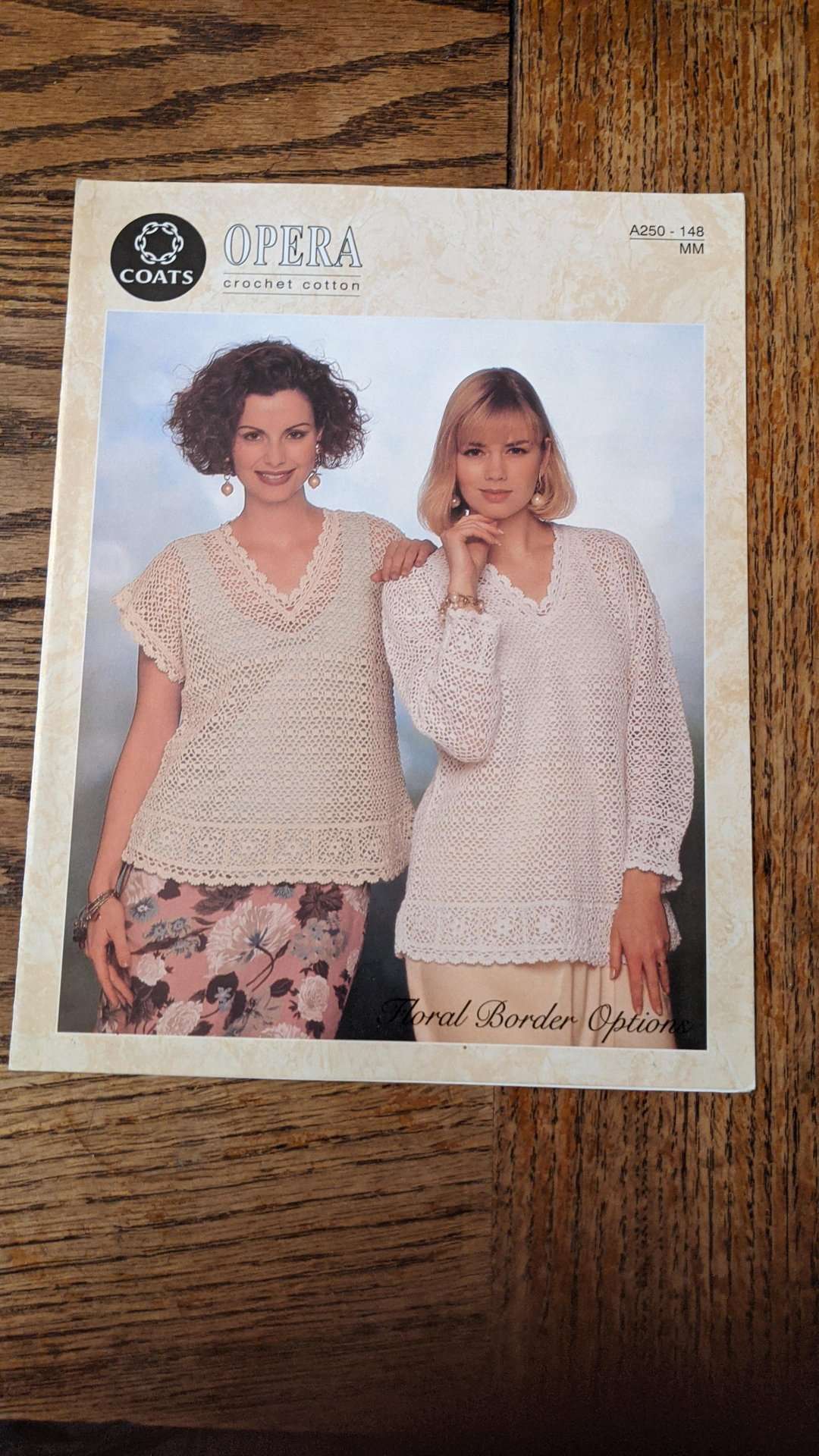 opera crochet cotton floral border options booklet - Walmart.com