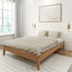 Lakehouse Queen Bed Frame, Solid Wood Platform Bed, No Box Spring ...