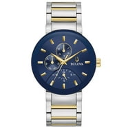 Bulova Men's Chronograph Watch, Black Leather Strap - Walmart.com