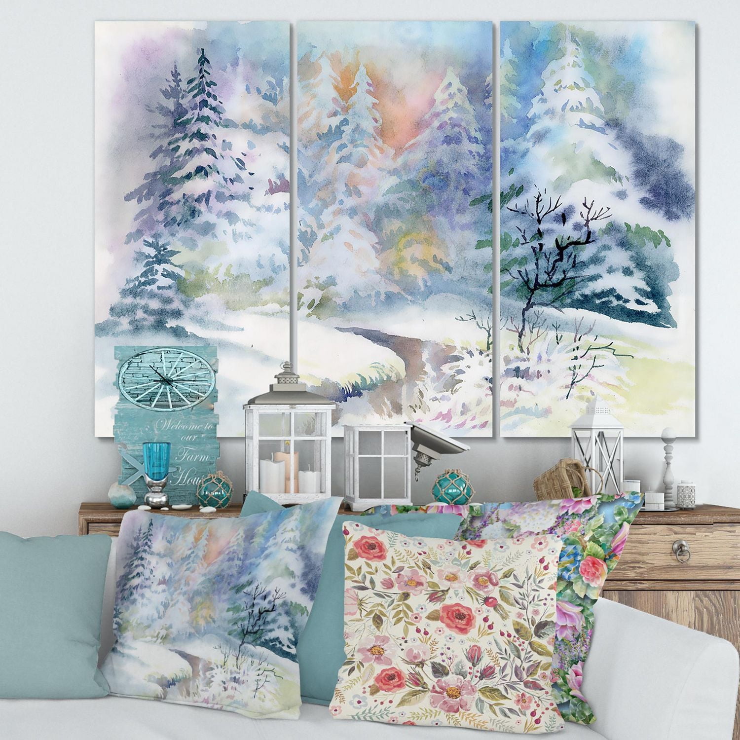 Click here for Designart Three Tulips Pink And Red Canvas Wall Ar... prices