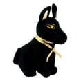 Ebros Small Black & Gold Egyptian Anubis Dog Plush Toy Soft Doll God Of ...