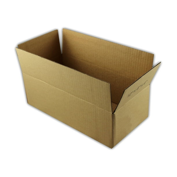 EcoSwift Brand Premium 12x6x4 Cardboard Box Mailing Packing Shipping ...